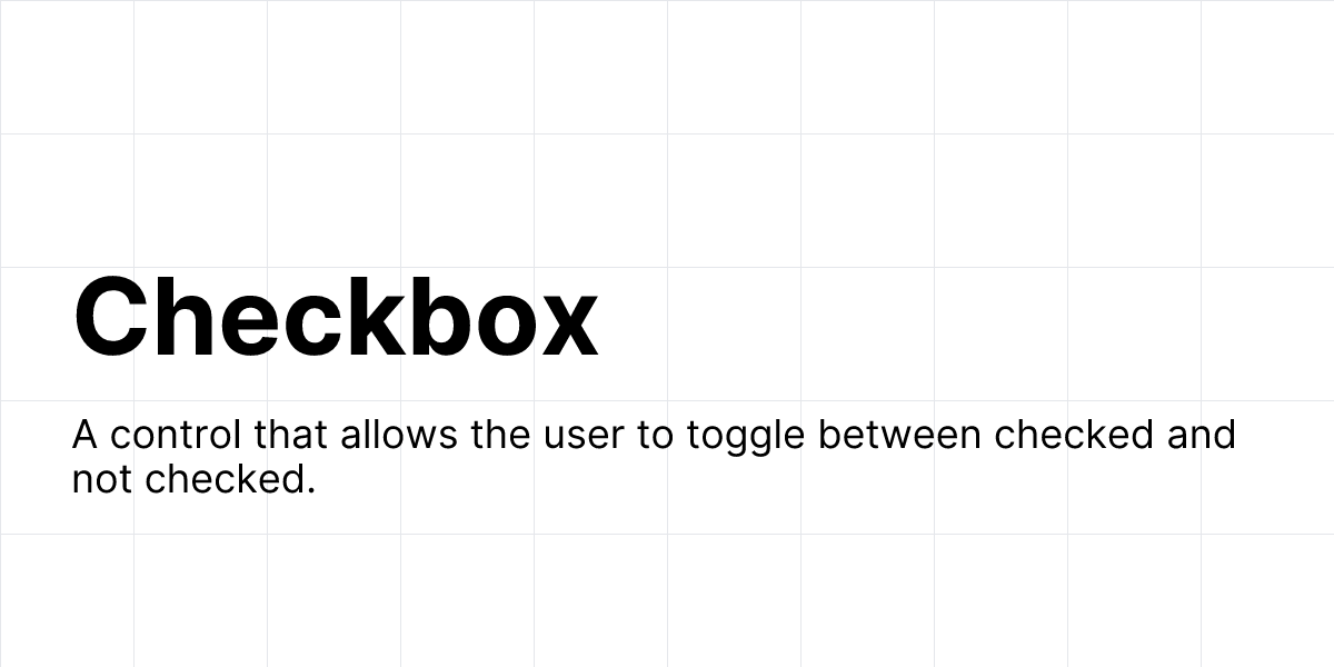 Checkbox - Una UI